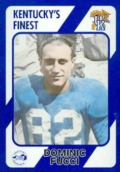 Amazon.com: Dominic Fucci Football Card (Kentucky) 1989 Collegiate ...