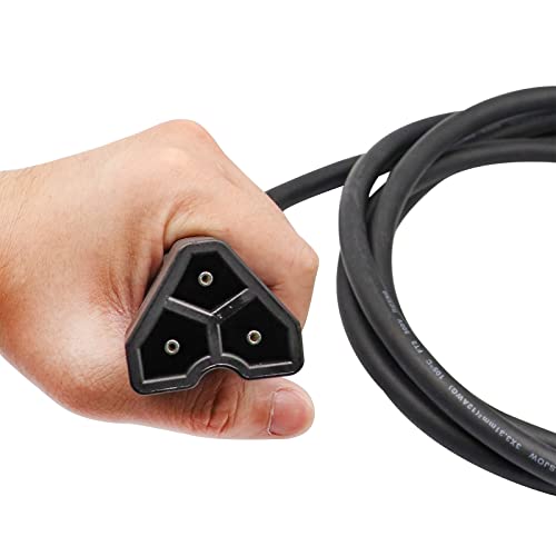 Snapklik.com : Drive-up 48-Volt Golf Cart Charger Plug 3-Pin Triangle ...