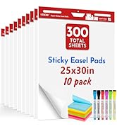 Amazon.com: VISCOO Thickened Sticky Easel Pad, 25 x 30 Inches Large ...