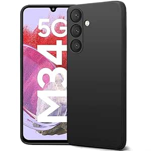 TheGiftKart Liquid Silicone Back Cover Case for Samsung Galaxy M34 5G / F34 5G | Soft Micro ...