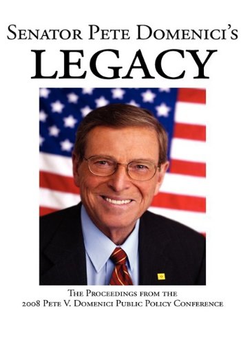 Senator Pete Domenici's Legacy: Hunner, Jon: 9781890689551: Amazon.com ...
