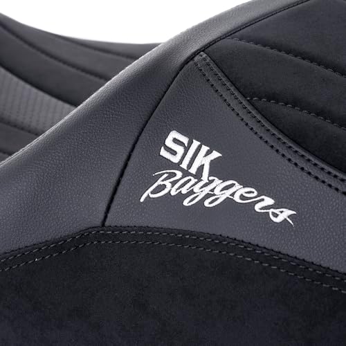 Snapklik.com : AdvanBlack X "SIK Baggers" Harley Motorcycle Seat Custom ...