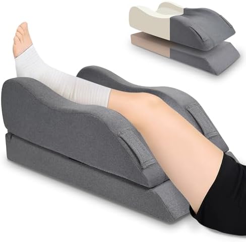 Amazon.com: Leg Elevation Pillow with Soft Memory Foam, Wedge Pillow ...