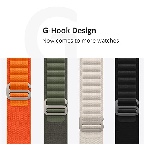 BlackPro 20mm Adjustable Nylon Alpine Loop Band, Sport Watch Band with G-Hook and Loop, Quick ...