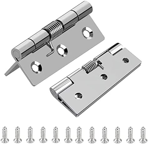 2Pcs Self-Opening Spring Hinges,Self-Closing Spring Door Hinges ...