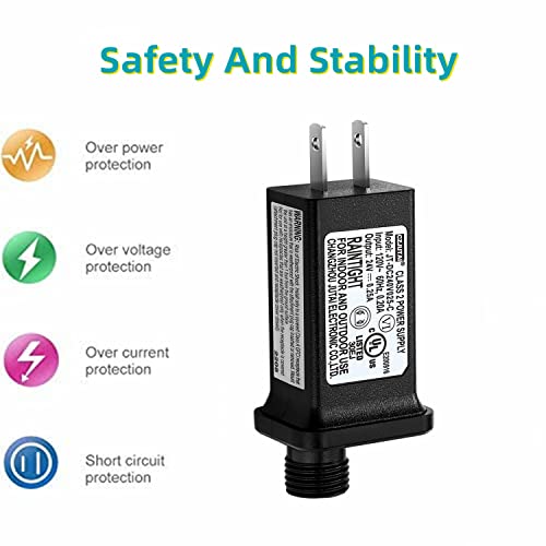 Snapklik.com : Replacement 24V 025A LED Transformer Model JT-DC240V025 ...