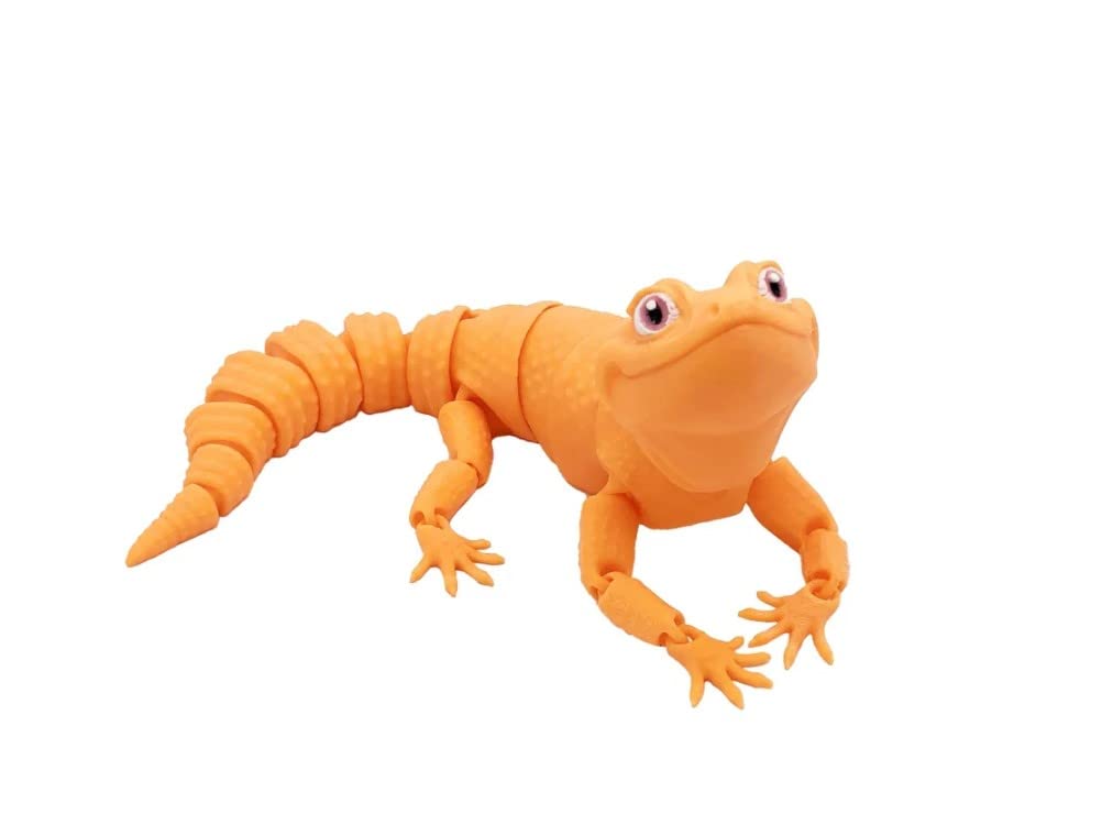 Amazon.com: 3D Printed Articulated Flexible Leopard Gecko Fidget Toy ...