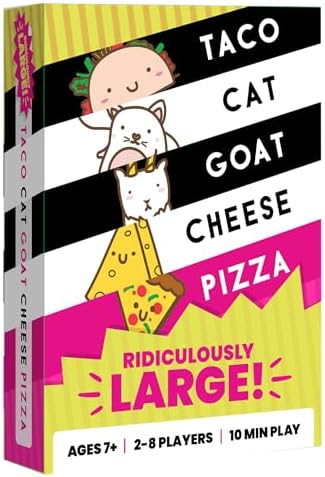 Amazon.com: Taco Cat Goat Cheese Pizza Ridiculously Large Edition ...