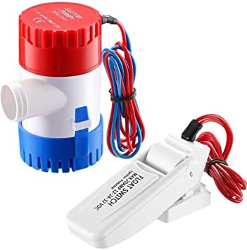 Asian Pumps & Machineries Boat Bilge Water Pump 12 V 1100 GPH Electric ...