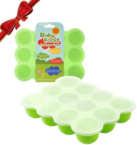 Amazon.com : Samuelworld Baby Food Storage Container, 12 Portions x 2 ...