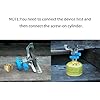 Amazon.com: RAKUWAI Gas Adapter Converter,Lindal Canister to CV Stove ...