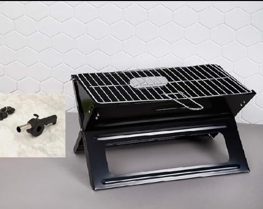 Home Centre Truffels-Windsor Solid Barbeque Grill with BBQ blower fan ...