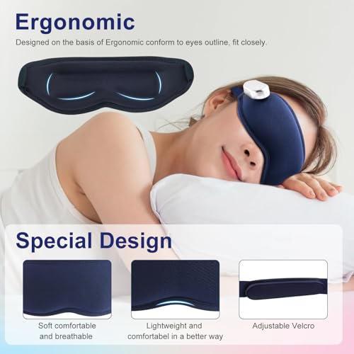 Snapklik.com : Hotodeal Heated Eye Mask,Cordless Dry Eye Mask For Relax ...