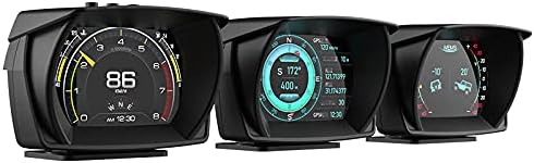 Amazon.com: Mallofusa Car HUD Head Up Display Digital OBD2+GPS Dual ...