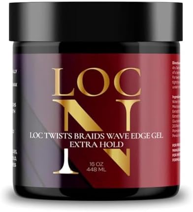 Amazon.com : LOC N GEL LOC Twists Braids Wave Edge Gel 16 OZ. -Extra ...