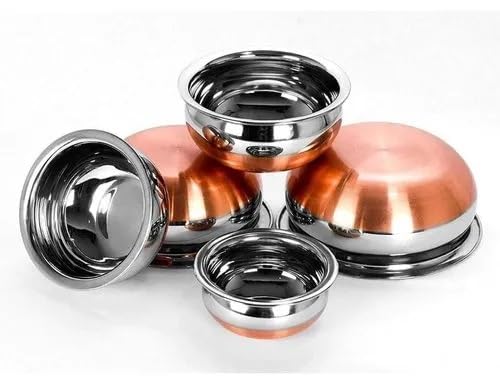 Buy Azna Stainless Steel Copper Bottom Sipri Set 5 pcs | Kitchen ...