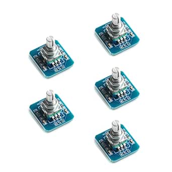 Amazon.com: JESSINIE 5Pcs EC11 360 Degree Rotary Encoder Module Coding ...
