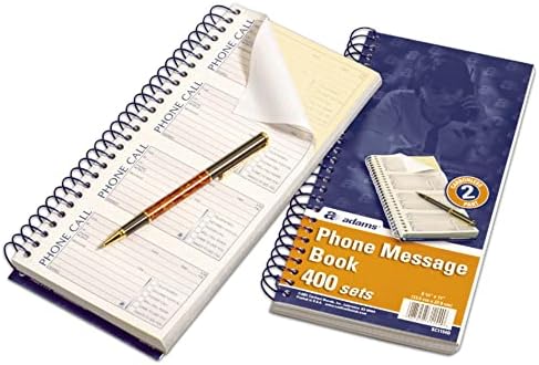 Amazon.com : Adams® High Impact Phone Message Book, 2-Part Carbonless ...