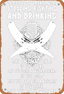 Amazon.com: Metal sign - Heres To Cheating Stealing Fighting And ...