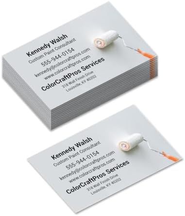 Amazon.com : Custom Business Cards for Painting Contractors ...