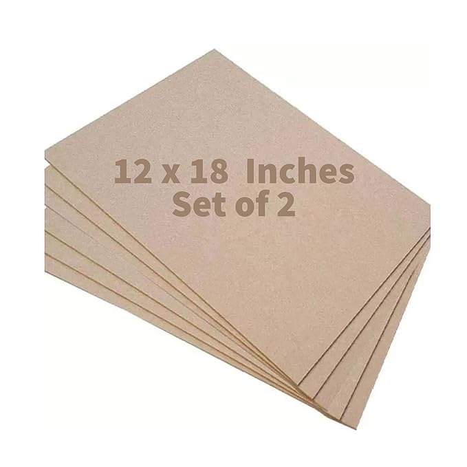 CraftVista 12 x 18 Inch (2 Sheets) Rectangle Cutout - MDF Wood Boards ...