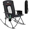 Amazon.com: PORTAL Oversized Folding Rocking Camping Chair Portable ...