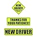 Amazon.com: 3pcs New Driver Magnet for Car, Thanks for Your Patience ...