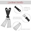 Quixotical 2 Pcs Griddle Spatula Set, Stainless Steel Metal Spatulas ...