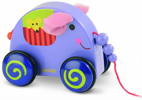 Janod Circus Elephant Pull Toy : Amazon.in: Toys & Games