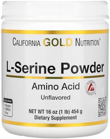 Amazon.com: California Gold Nutrition L-Serine Powder, AjiPure Amino ...