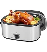 Amazon.com: 8 Quart Roaster Oven with Self-Basting Lid, Electric Turkey ...