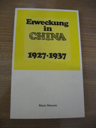 Erweckung in China : Monsen, Marie: Amazon.de: Bücher