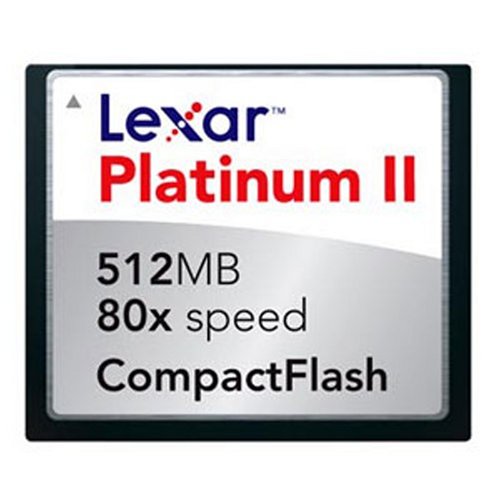 Lexar Media CF512-80-666 Platinum II Compact Flash 512MB 80x: Buy ...