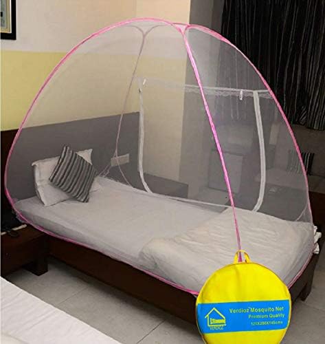 Supreme On Green Mosquito Net for Single Bed, 6.5 Feet X 4 Feet Premium ...