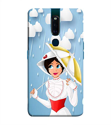 RD Creations Designer Case and Cover for Oppo F11 Pro (Girl Under ...