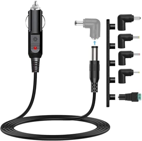 Car Charger 12V 2A DC to DC Cigarette Lighter, 12V Power Cable Plug for ...
