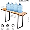 Amazon.com: robwibw Bar Height Pub Table, Rectangle Bar Bistro Long ...