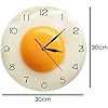 Amazon.com: Fried Egg Poached Egg Wall Clock - Digital Pointer Acrylic ...