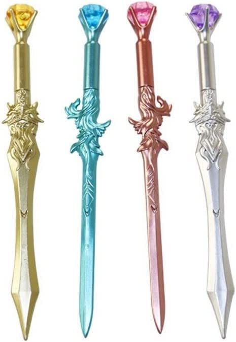 AK Store (Pack of 4) 19cm Big Diamond Fancy Warrior Talwar Sword Shape ...