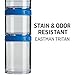 BlenderBottle C00295 GoStak Twist n' Lock Storage Jars, 4-Piece Starter ...