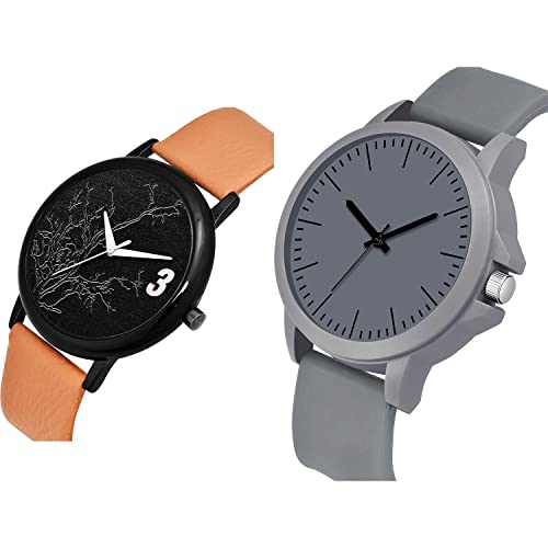 Buy NIKOLA Love Analog Orange and Grey Color Dial Boys Watch - BM26 ...