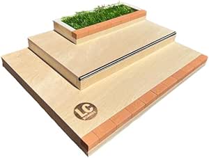 Amazon.com: LC Boards Fingerboard 3 Block Plaza RAMP Wood : Toys & Games