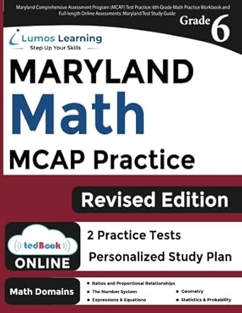 Maryland Comprehensive Assessment Program (MCAP) Test Practice: 6th ...