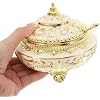 Amazon.com | Veemoon Turkish Dish Container Golden Candy Servers Coated ...