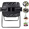 Dual Chamber Compost Tumbler Bin 160 L Capacity rotatable, Better Air ...