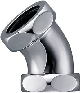 SANEI H80-4-45-32 Toilet Cleaning Pipe Connecting 45° Elbow, Pipe Diameter 1.3 inches (32 mm ...