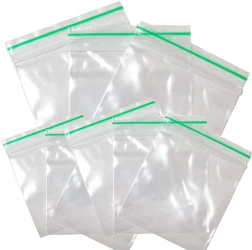 1000x Poly Polythene Plastic Plain Zip Lock Grip Clear Smell Proof ...