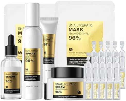 Snail Mucin Skincare Set Women, Snail Slim Facial Care Set, Anti-Aging ...