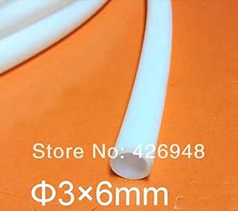 Fevas ID 3mm OD 6mm 10m Length PTFE Teflon Tubing Tube Pipe Hose,3x6mm PFA FEP F46 F4 Capillary ...