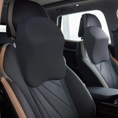 Amazon.com: ZATOOTO Adjust Height Car Neck Pillow, Memory Foam Headrest ...